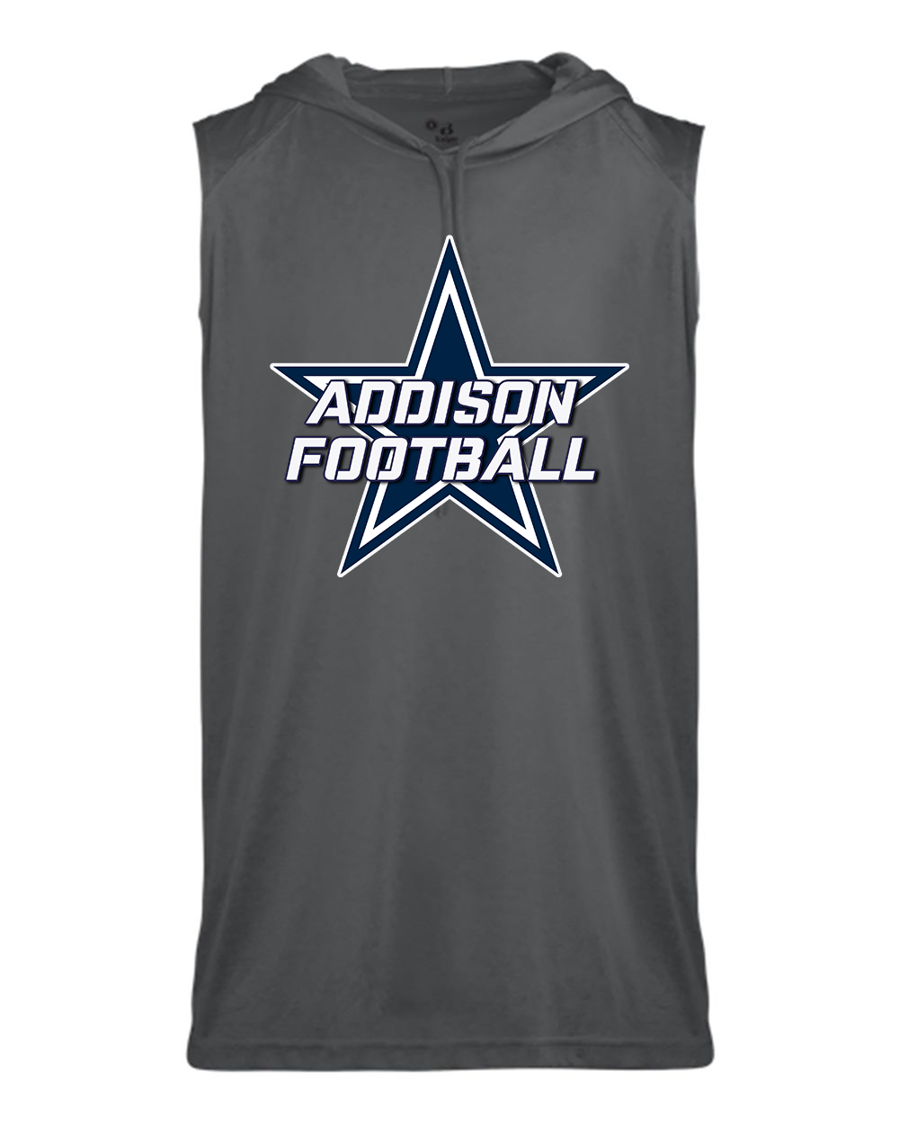 Star Addison Football Hooded Performance Tank - YOUTH – Addison Cowboys ...