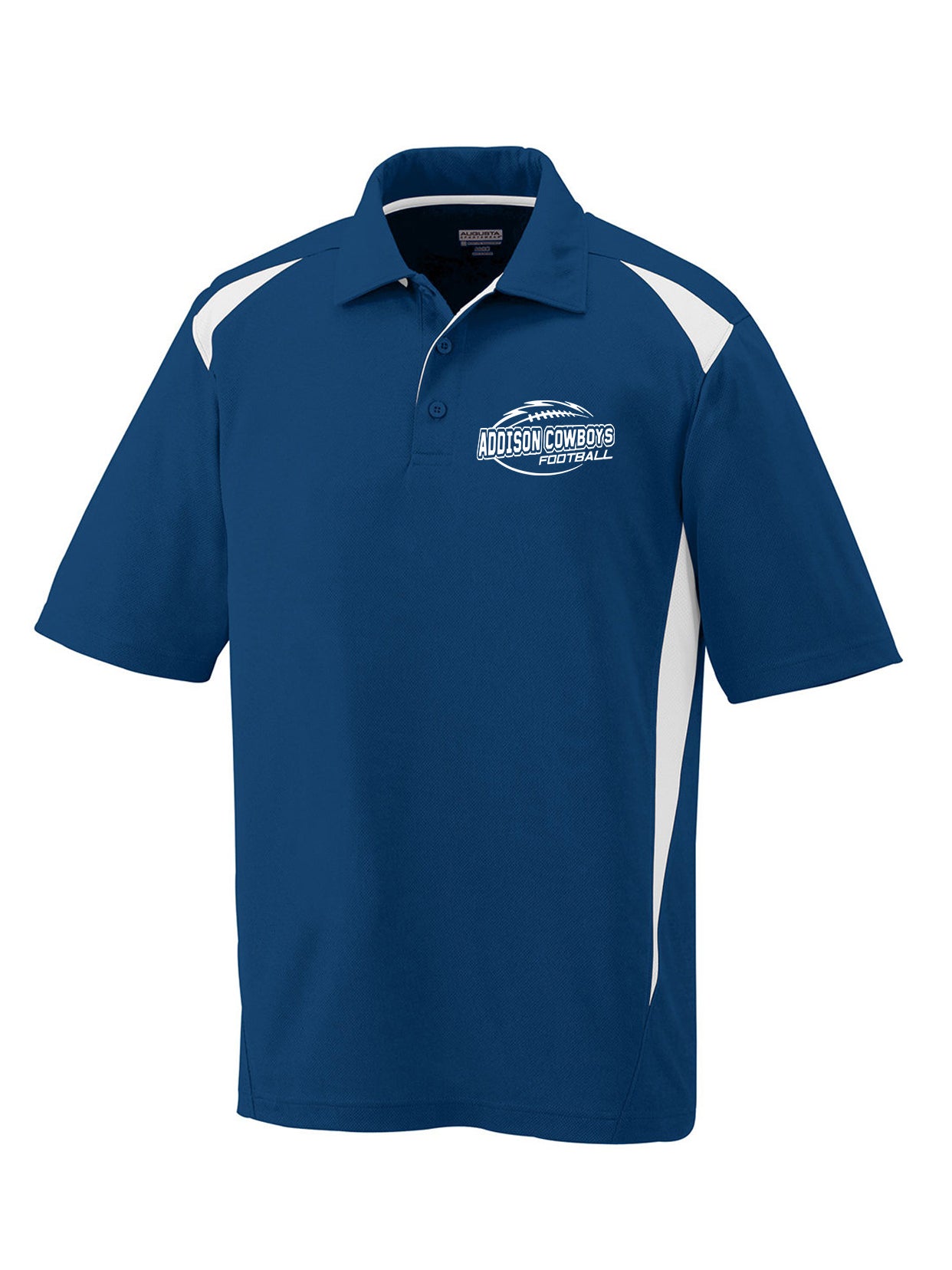 Addison Cowboys Football Polo - ADULT – Addison Cowboys Merch